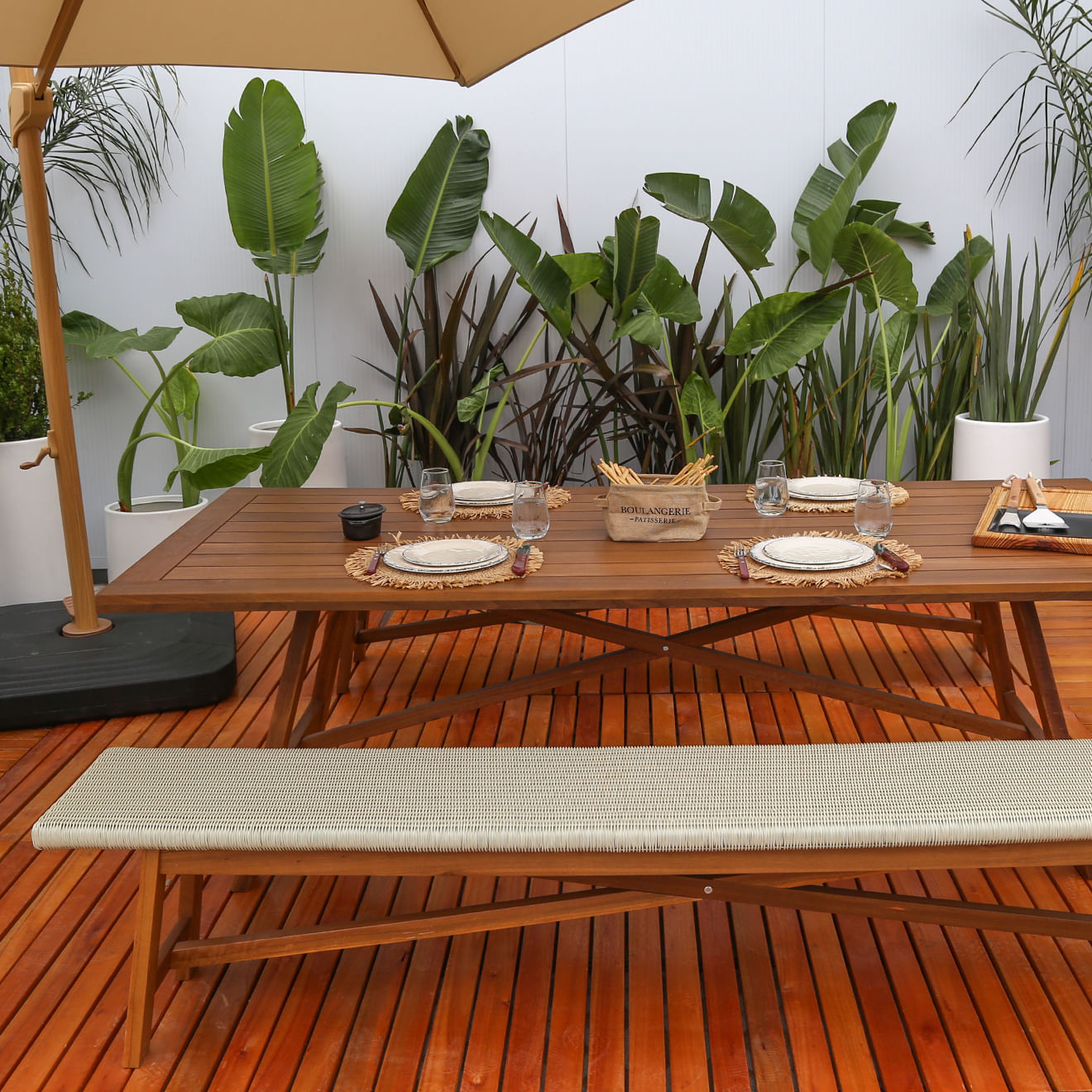 Juego de Comedor de 2 Bancos + Mesa Estelle | Prestigio - Prestigio ...